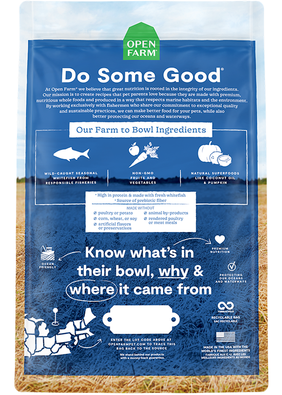 Open Farm Catch-of-the-Season Whitefish Grain-Free Dry Dog Food ...