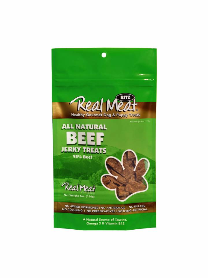 The Real Meat Company Beef Jerky Bites Dog Treats - Londonderry, NH ...