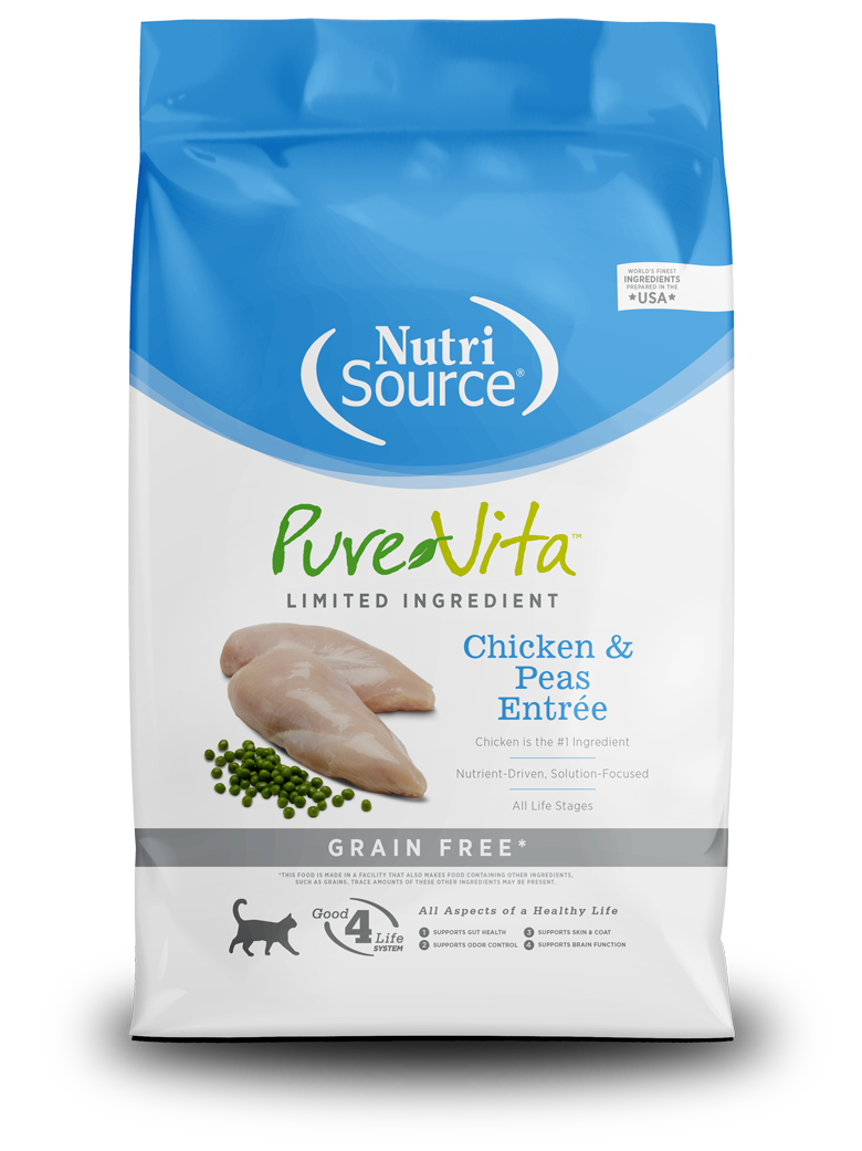 NutriSource® PureVita™ Grain Free Chicken & Peas Entrée Limited ...